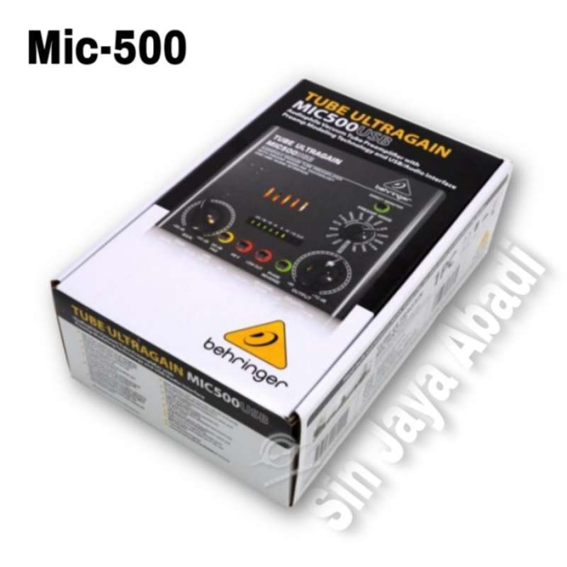 Promo Behringer Mic 500 USB Tube Microphone Amplifier Audio Interface ...