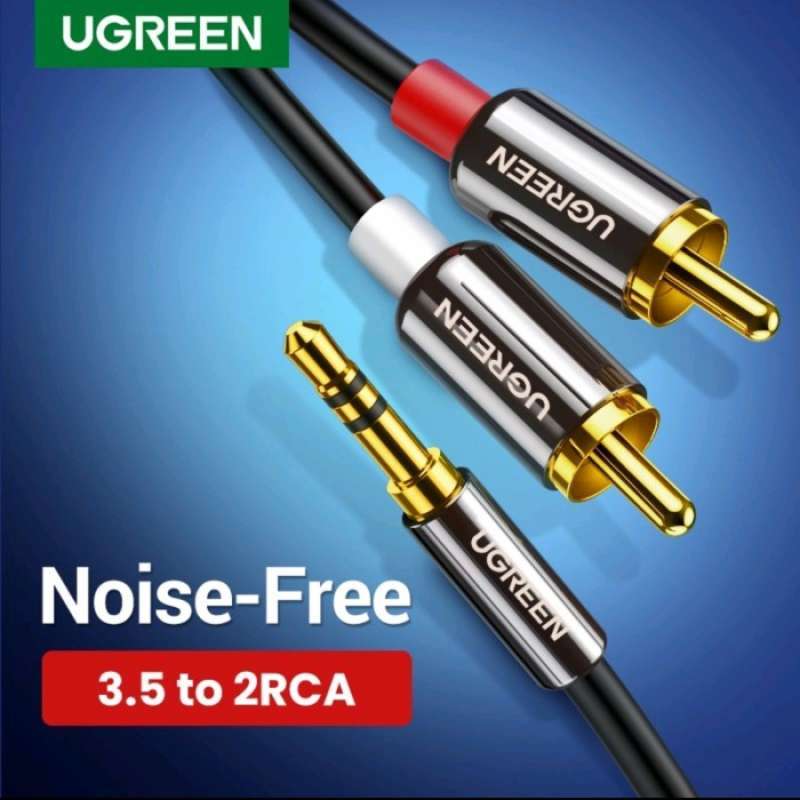 Promo Ugreen RCA to 3.5mm Aux ABS Cable Diskon 9% di Seller DiBeli ...