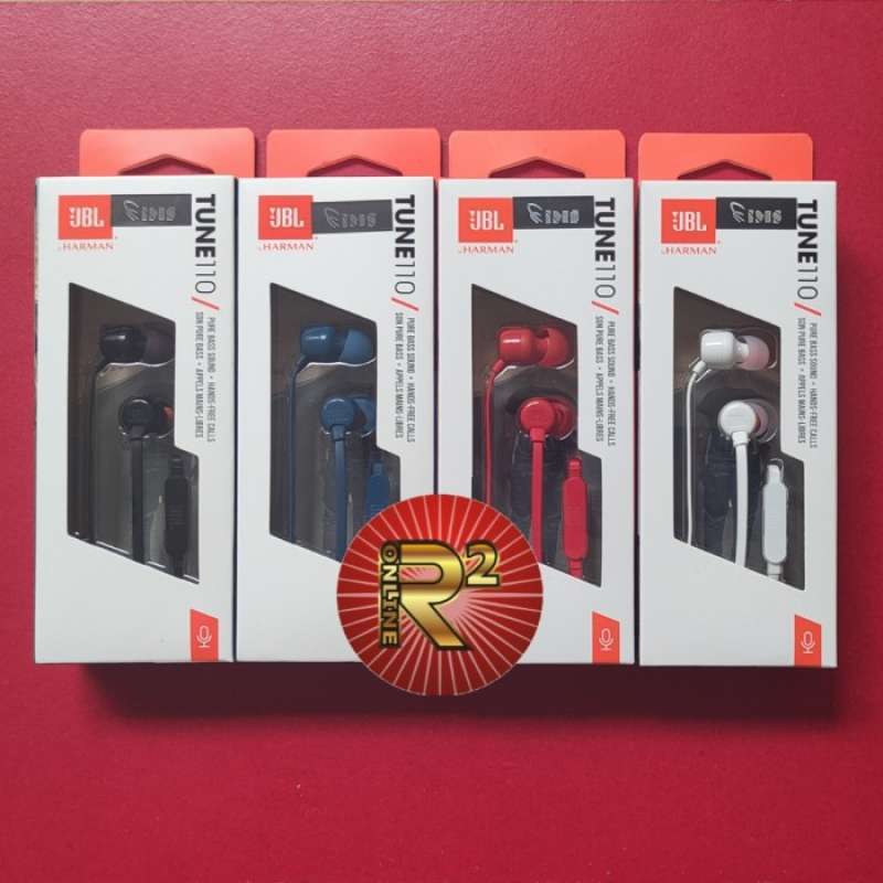 Jual JBL T110 In Ear Headphones - Earphone - Headset Original Garansi ...
