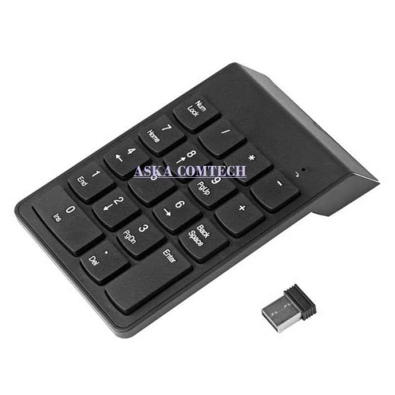 Jual Keyboard Numerik Wireless Mini Numeric Pad Wireless Mini 18 Tombol