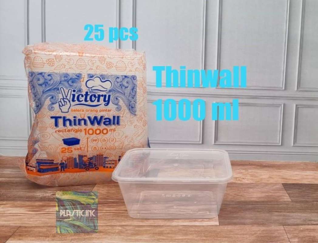 Jual Thinwall 1000ml/Box Kotak Plastik/Kotak Plastik/Plastik Container Boxx - VCT di Seller ...