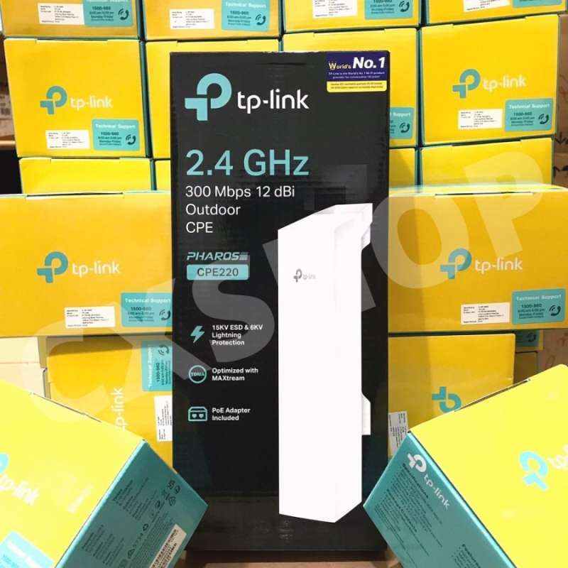 Promo Tp-link Cpe220 2.4ghz 300mbps 12dbi Outdoor Cpe Diskon 55% Di ...