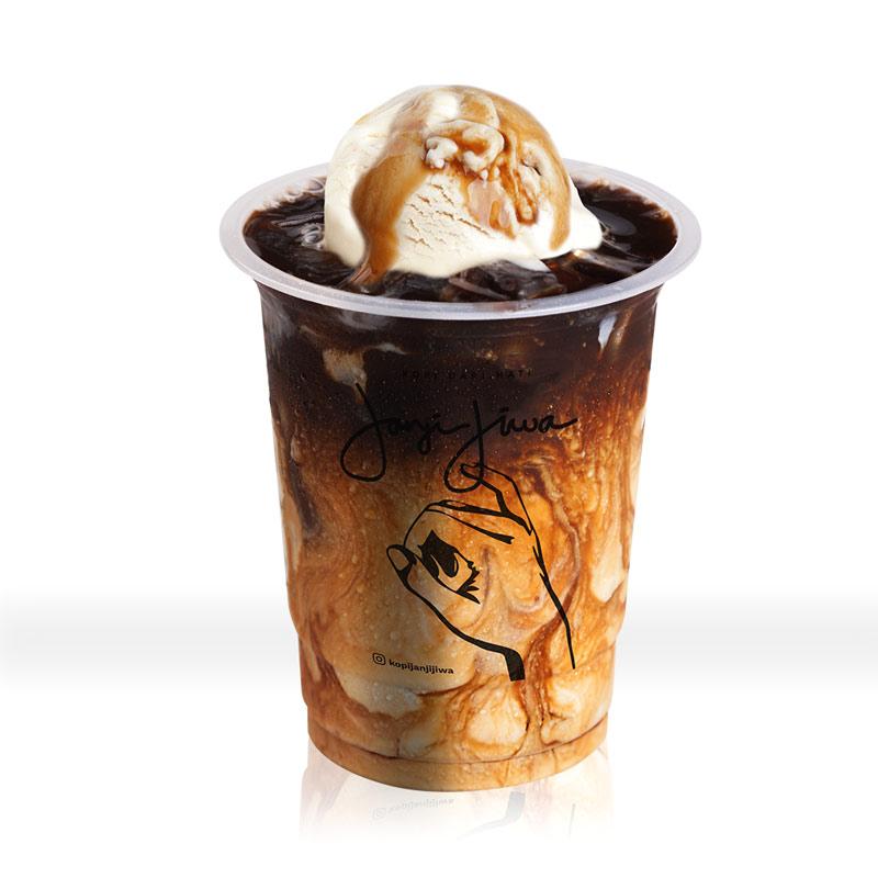 Jual Soy Coffee Latte With Vanilla Ice Cream di Seller Kopi Janji Jiwa ...