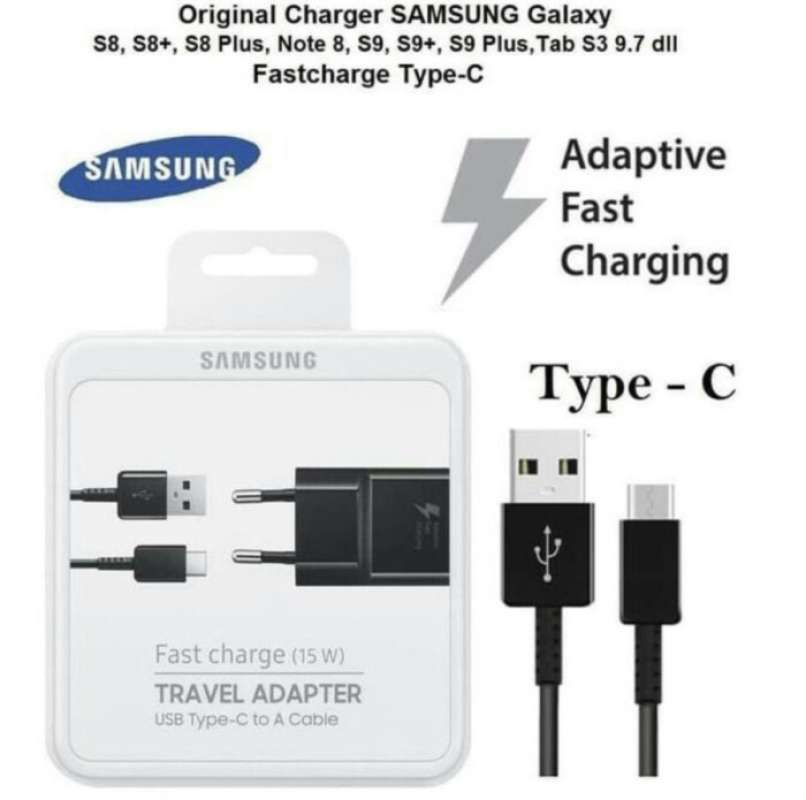 Jual Travel Charger Samsung Tab S6 Lite Tipe C Fast Charger Original di ...