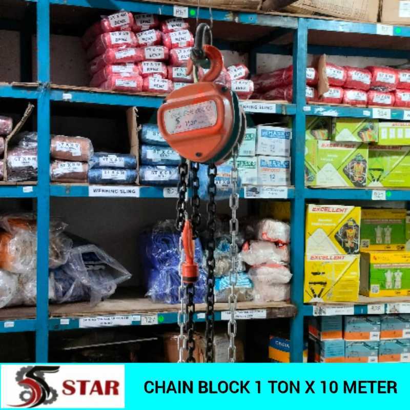 Jual Chain Block 1T x 10 M / Chain Hoist 1 T x 10M / Katrol 1 T x 10 M ...