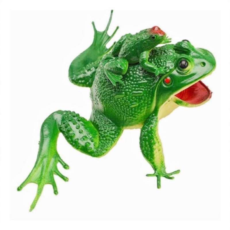 Jual Mainan Kodok Karet Katak Hijau Besar Dapat Bunyi Di Seller Toko ...