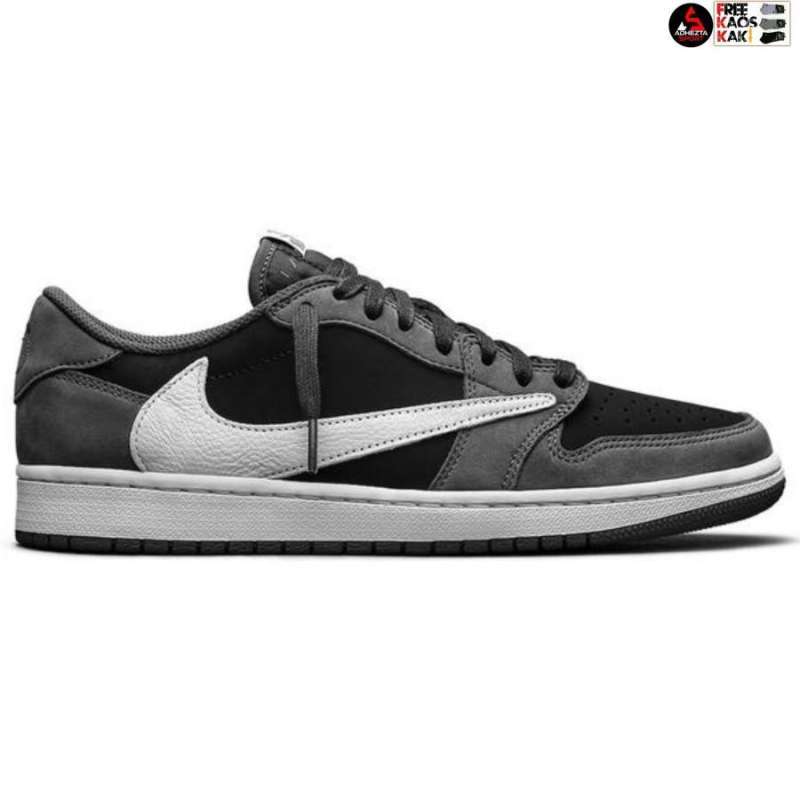 Jual Sepatu Aj 1 Low Travis Scott Dark Mocha Fragment Design Black ...