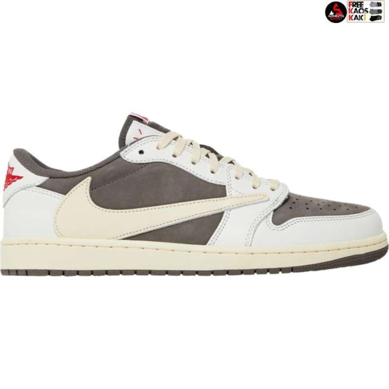 Jual Sepatu Aj 1 Low Travis Scott Dark Mocha Fragment Design Black ...