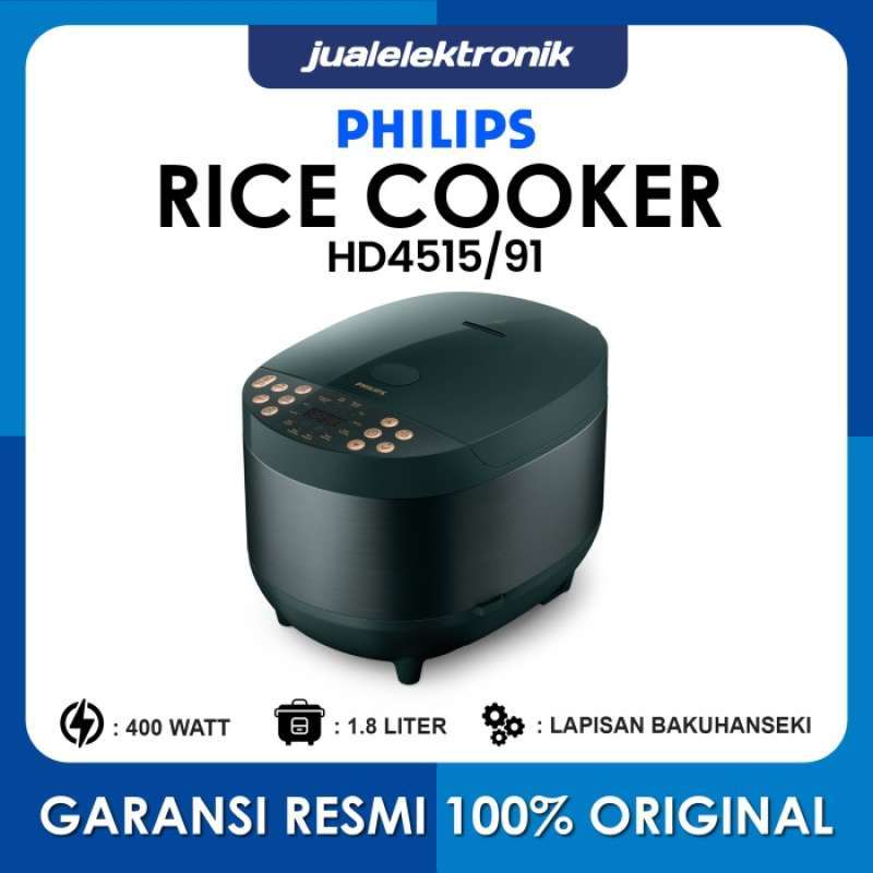 Jual Philips HD4515/91 – Rice Cooker 1.8 Liter 18 Menu di Seller ...