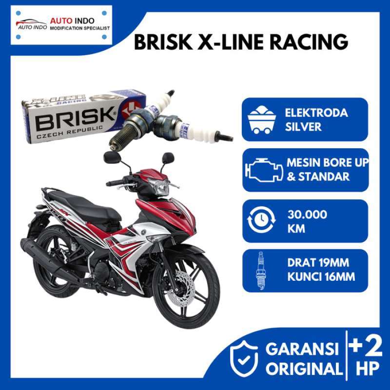 Jual Busi Motor Racing Yamaha Mx135 Mx150 Busi Brisk X-Line Xline Aor12 ...