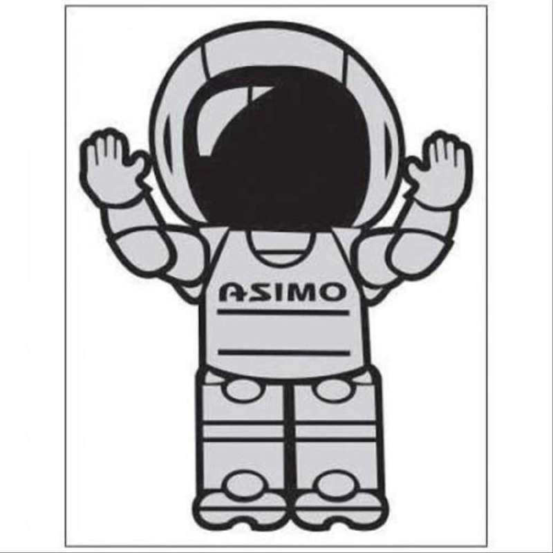 Jual Asimo Angkat Tangan - Cutting Sticker di Seller Siladamas Baju ...