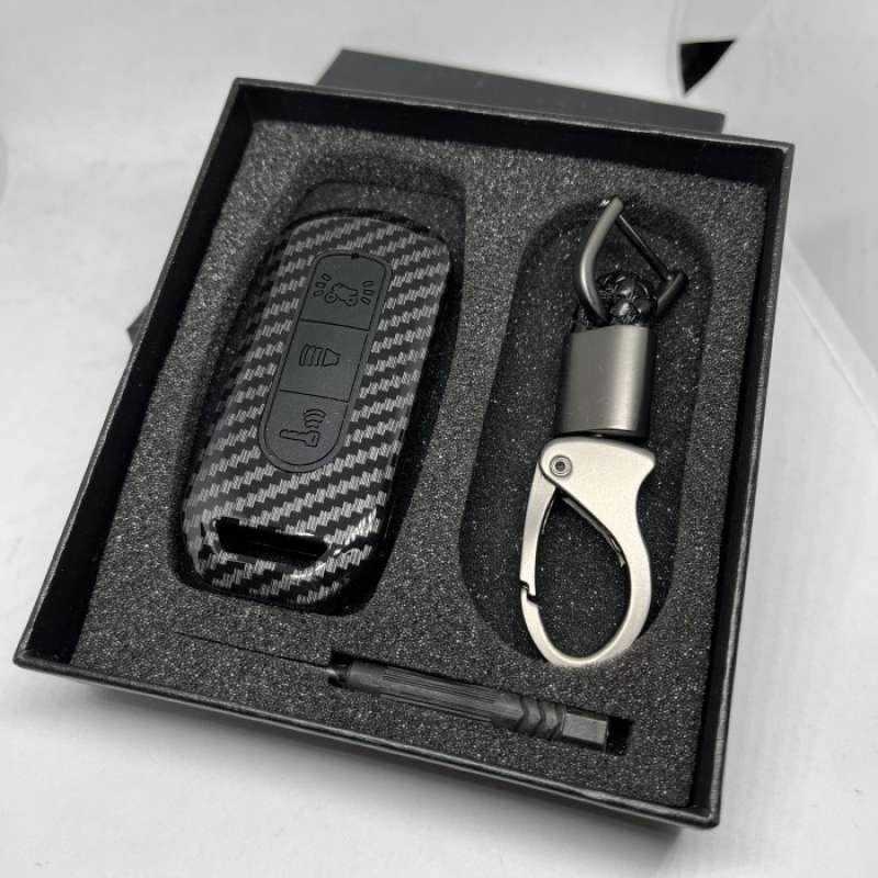 Jual Karbon Cover Remote Kunci Smart Key Motor Honda Premium Keyless di ...