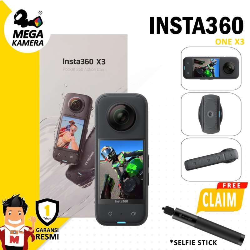 Jual INSTA360 X3 Action Cam di Seller Megakamera.com Official Store - Megakamera.com - Kota ...