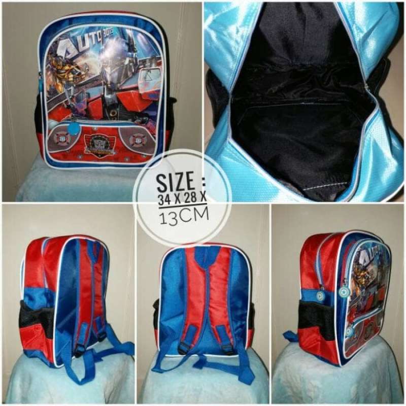 Jual Tas Ransel Anak TK/PG Spon Karakter Transformer di Seller Toko Tas ...