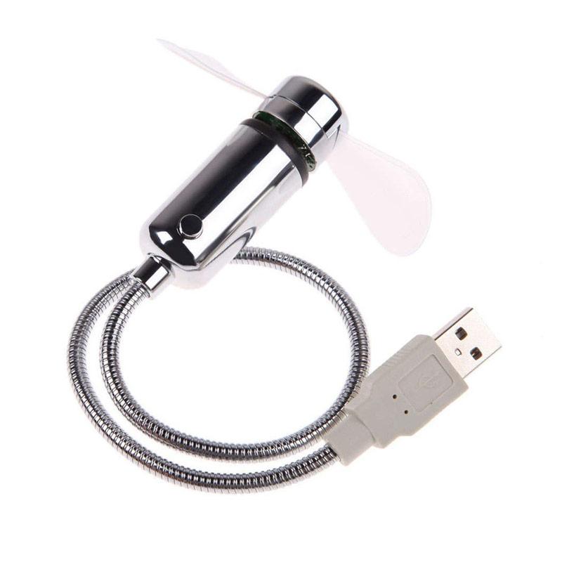 Jual Kelima USB Programmable Fan LED Clock Fan with Flexible Hose for ...