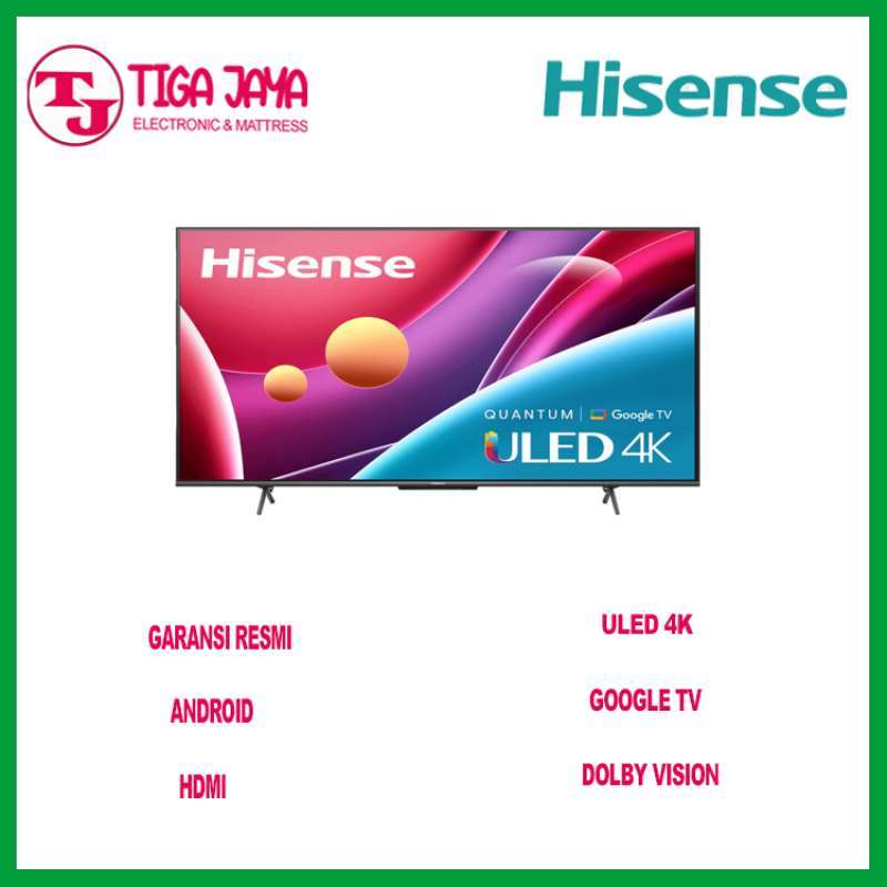 Jual HISENSE 65U6H ULED 4K UHD HDR SMART VIDAA TV 65 DOLBY ATMOS NEW 2022 di Seller tigajaya7 ...