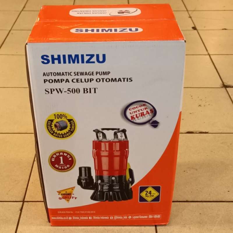 Promo Pompa Celup / Submersible Shimizu Spw - 500 Bit/ Otomatis Diskon ...