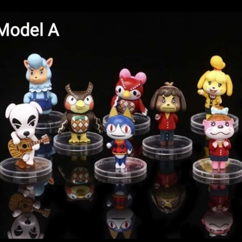 Promo FIGURE SET ANIMAL CROSSING NINTENDO GAME FIGURE SET 16PCS Diskon ...