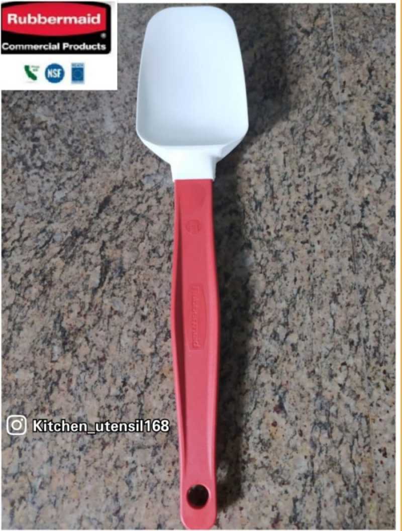 Jual SPATULA SENDOK ANTI PANAS/ SPATULA RUBBERMAID HIGHT HEAT SPOON RED ...