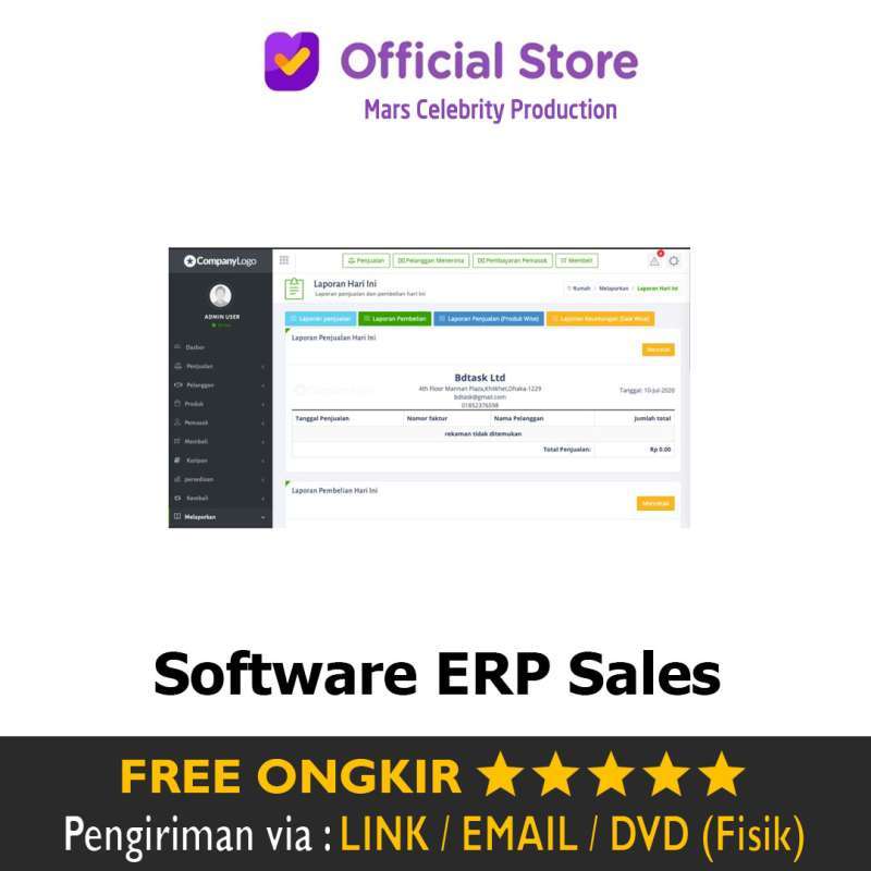 Jual Software ERP Sales Plus POS IPOS Web PHP Code Igniter CI Source Code Premium Lifetime di ...