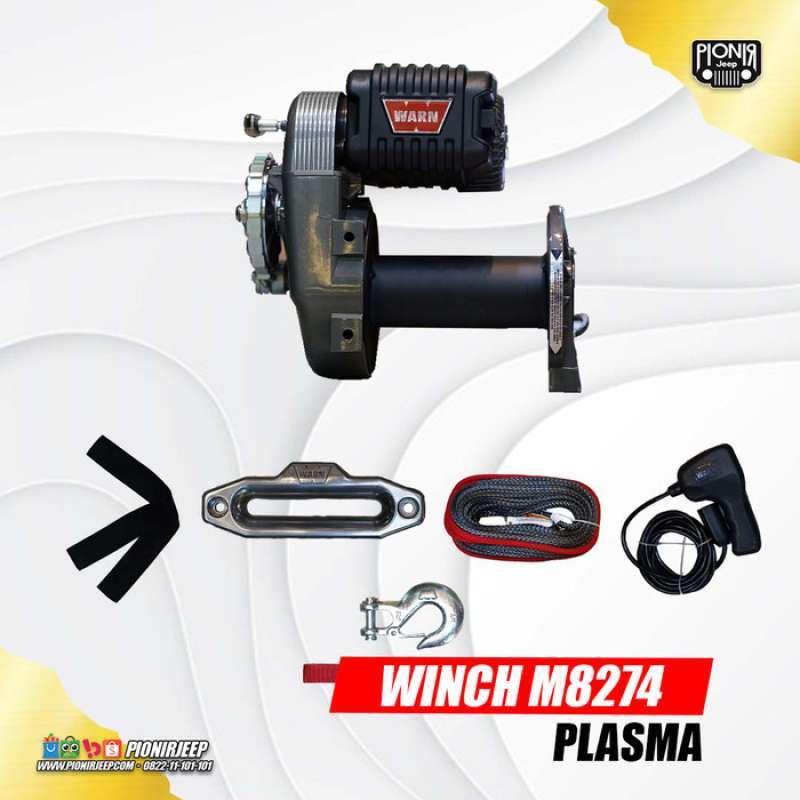 Jual New Gen Winch Warn 8274 S International Synthetic Rope Spydura ...