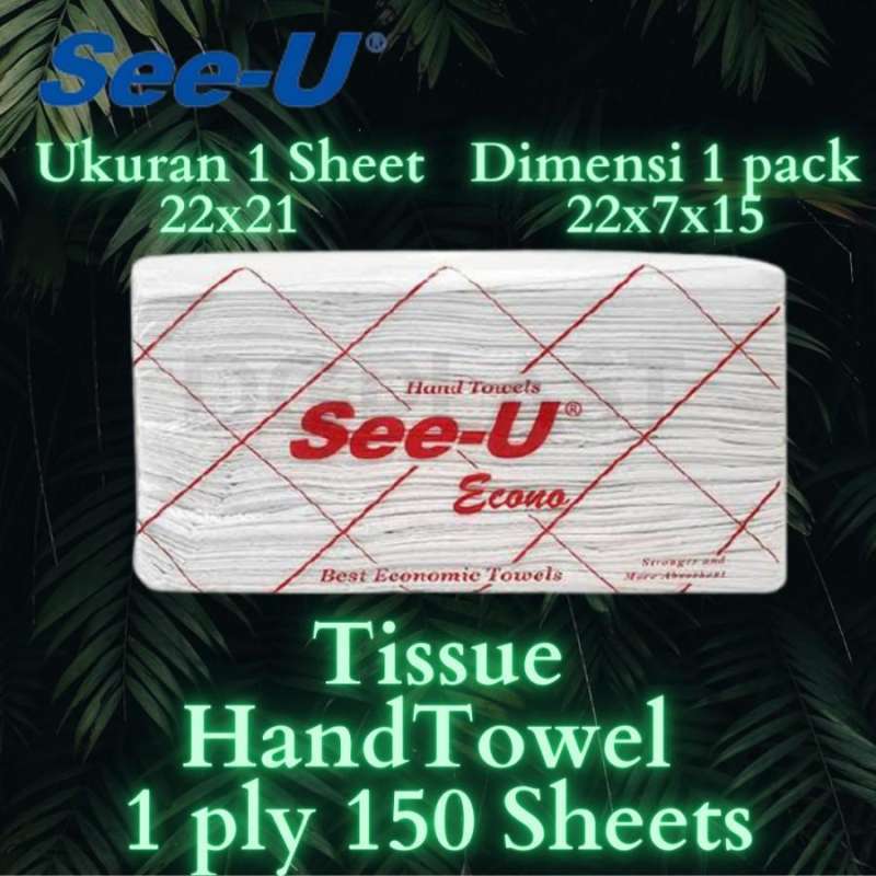 Jual Tissue Tissu Tisu Handtowel Multifold SeeU See U See-u Brand Polos ...