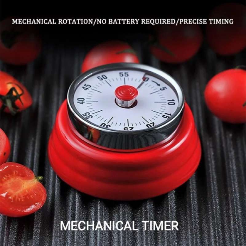 Jual Timer Dapur Mechanical Countdown Timer Stainless Steel With Magnet ...