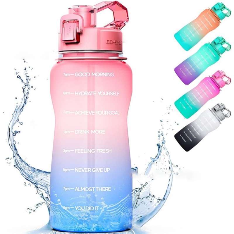 Promo Botol Air Minum 2l Dengan Tutup Flip Dan SedotanBpa Untuk ...