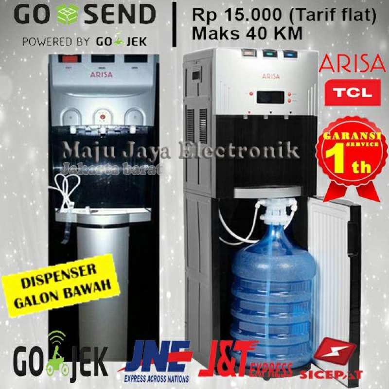 Jual Dispenser Air Galon Bawah TCL Arisa 3 Kran Bisa Gojek di Seller ...