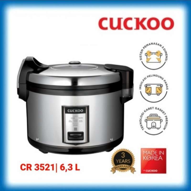 Promo CUCKOO COMMERCIAL MECHANICAL RICE COOKER CR 3521- 35 Cup / 6,3 ...