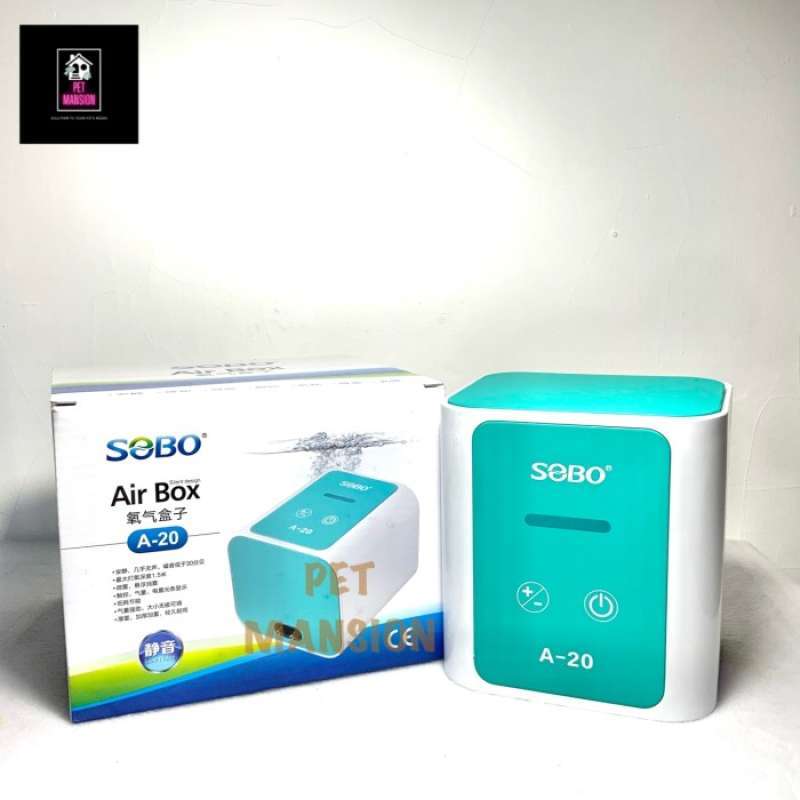 Promo SOBO airbox aerator A20 airator pompa udara A 20 A-20 air pump ...