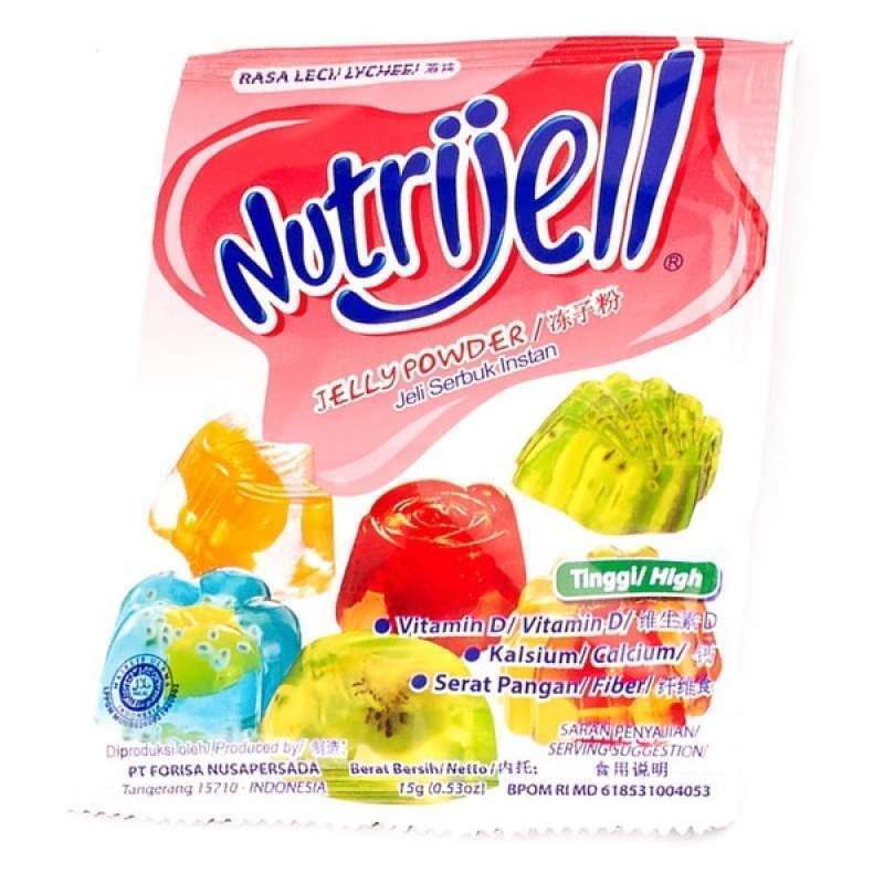 Jual Nutrijell Rasa Leci Lychee Sachet 15 gram di Seller Toko OMO - Pal ...