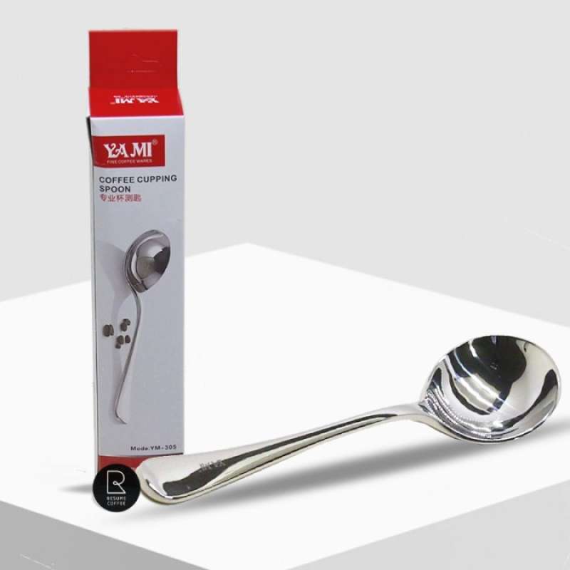 Jual Yami SCAA Cupping Spoon stainless Sendok Cupping Coffee di Seller ...