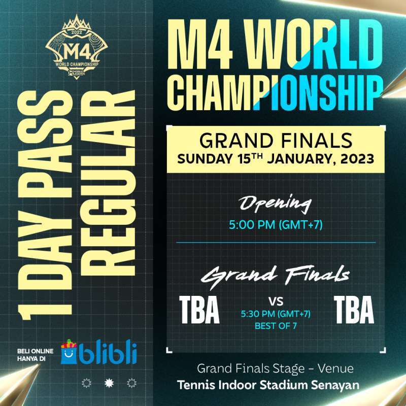 Jual M4 GRAND FINALS STAGE - LEGEND [15 January 2023] - LEGEND - Mid ...