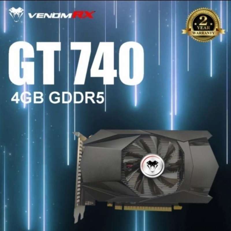 Jual VenomRX GeForce GT 740 4GB DDR5 128Bit - Single Fan di Seller Line ...