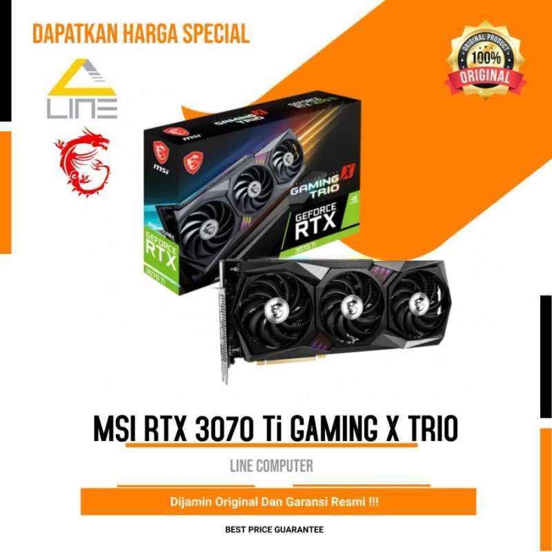 Jual Vga Msi Rtx 3070 Ti Gaming X Trio 8g - Msi Geforce Rtx 3070 Ti 8gb ...