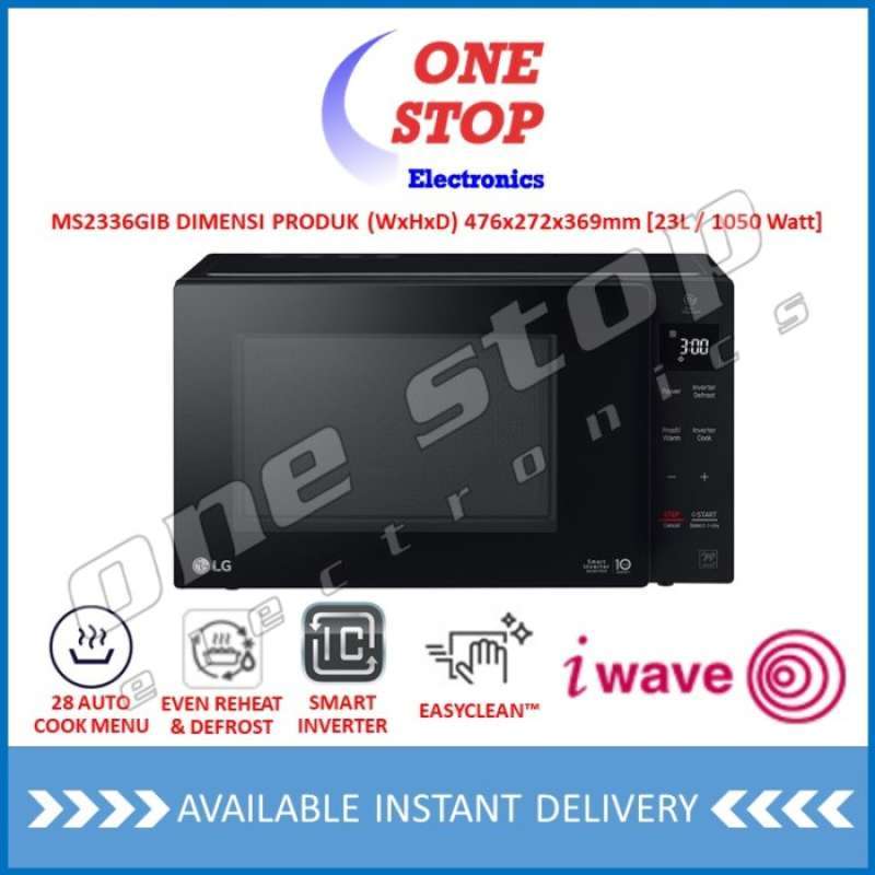 Promo LG MS2336GIB Microwave Oven NeoChef Smart Inverter w/ EasyClean 23L Diskon 13% di Seller ...