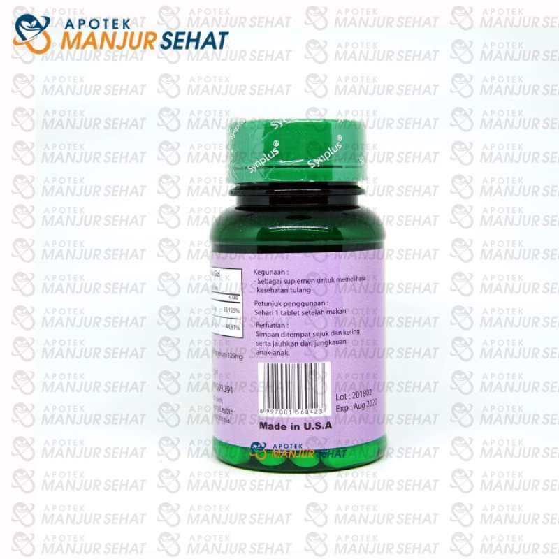 Promo Synplus Calcium Magnesium Citrate 30 Tablets Diskon 17% di Seller ...
