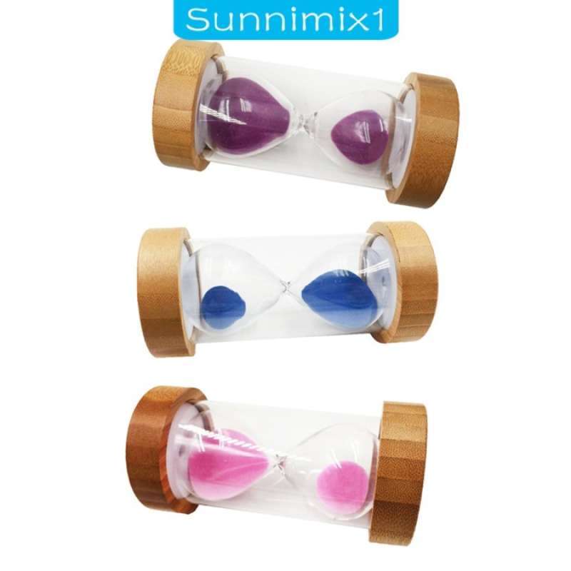 Jual sunnimix1 Jam Pasir Bulat 1 / 25 Menit Bahan Bambu Untuk Anak di ...