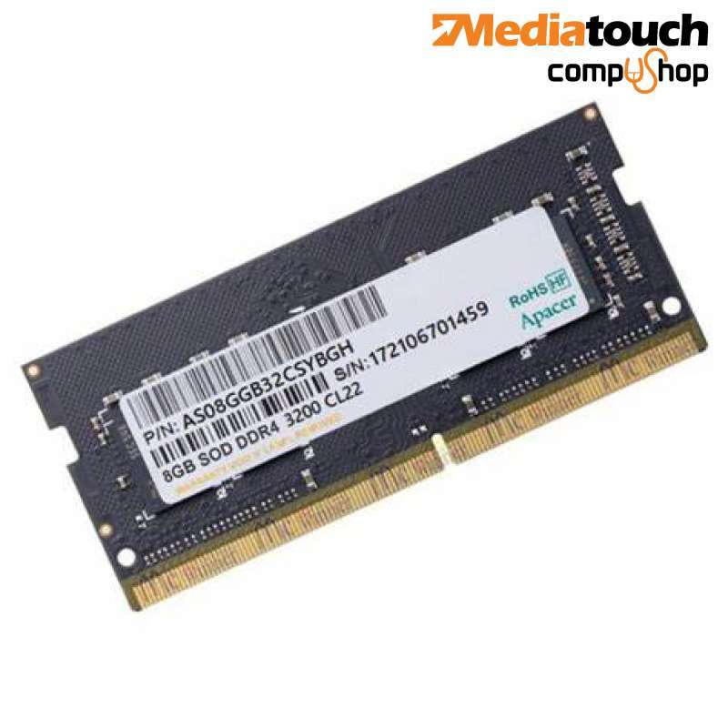 Jual Ram Laptop Apacer 8GB DDR4 3200 Mhz di Seller Mediatouch Computer ...