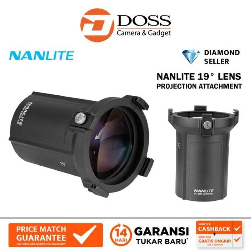 Jual Nanlite Projection Attachment for Bowens Mount with 19 Lens di ...