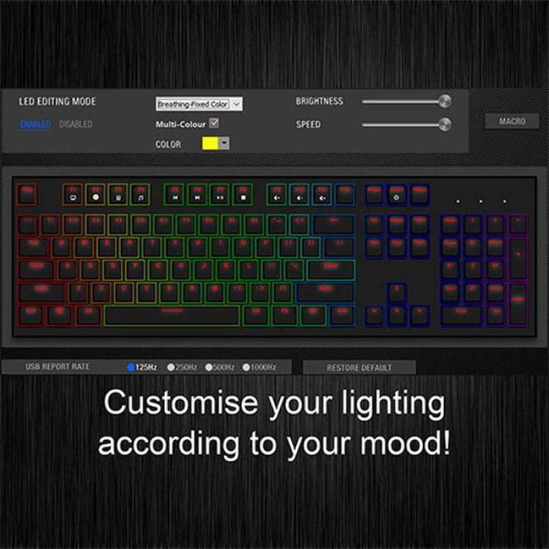 Jual Tecware Phantom 104 Mechanical Keyboard Rgb Led Outemu Red Switch ...