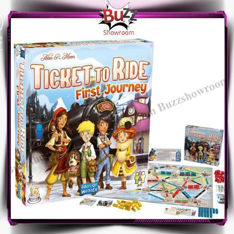 Promo Ticket to Ride : First Journey board game Diskon 3% di Seller ...