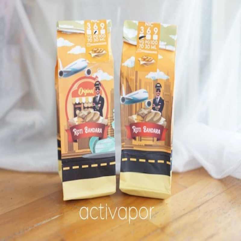 Promo ROTI BANDARA Original 3mg 6mg 60ml Mocha Bread Roti Stasiun Murah ...