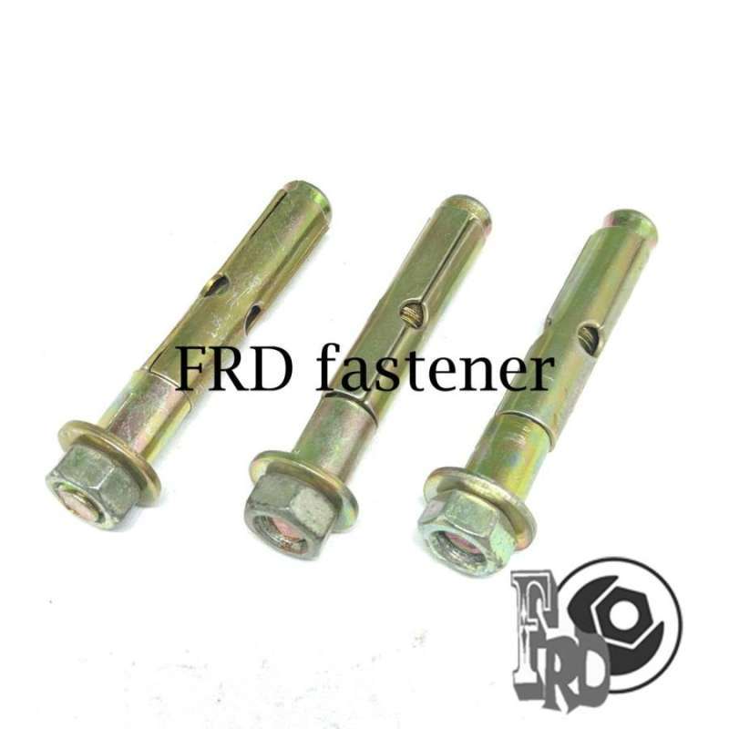 Jual Dyna Bolt Baut Tanam Beton M8 Drat 10 Mm / Baut Cor 10mm Kunci 12 ...