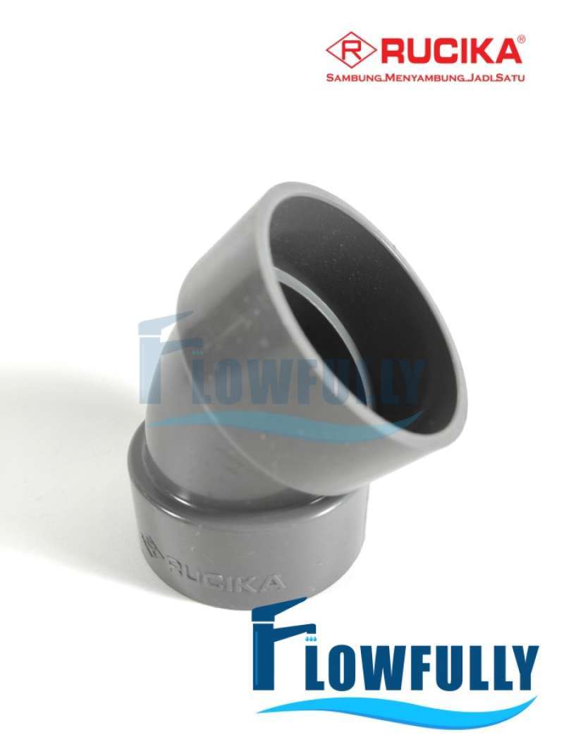 Jual ELBOW D 45° 2 inch RUCIKA KNEE KNIE DV 2 45 derajat PVC di Seller flowfully - Kupang Krajan ...