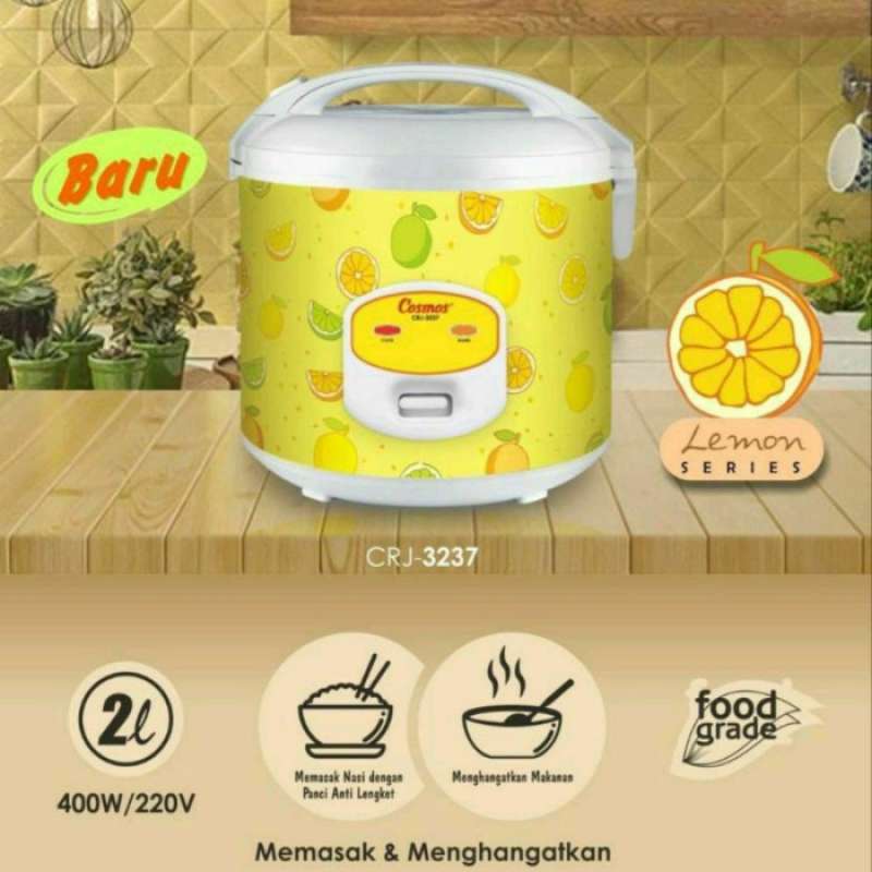 Promo Rice Cooker Magic Com Cosmos CRJ-3237 Kapasitas 2 Liter Diskon 24 ...