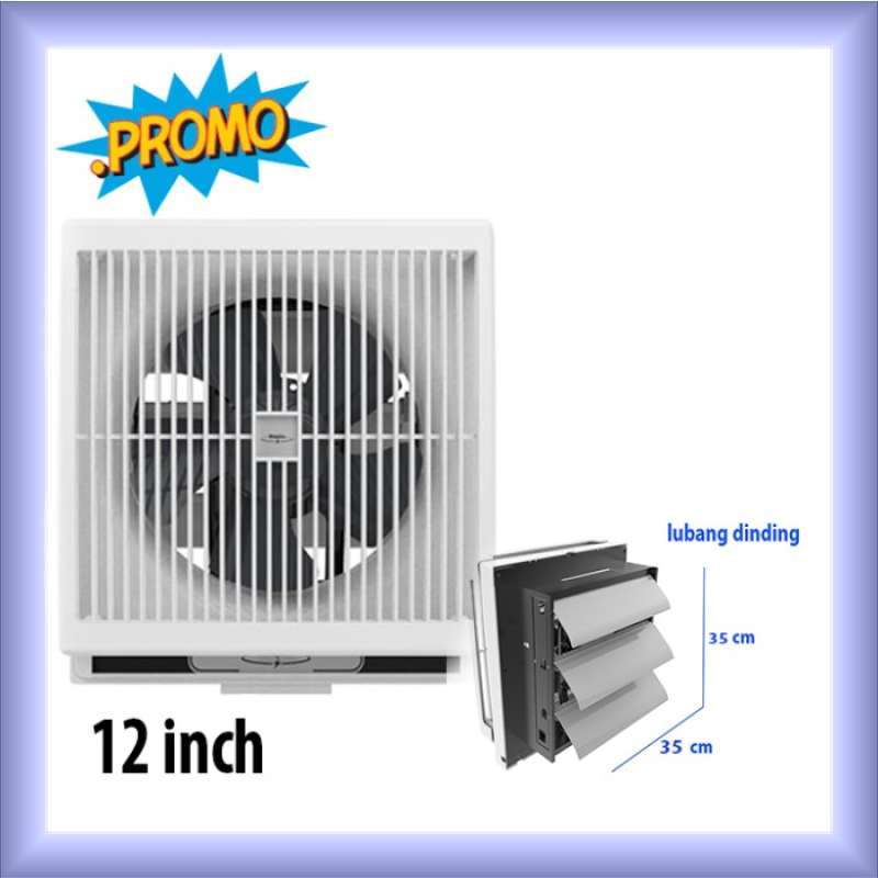 Jual Maspion Mv-300 Nex Wall Exhaust/hexos/heksos Fan Dinding 12 (30 Cm ...
