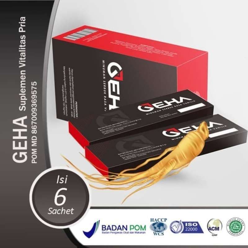 Jual Serbuk Penambah Stamina Dan Gairah / Geha 1 Sachet / 1 Box di ...