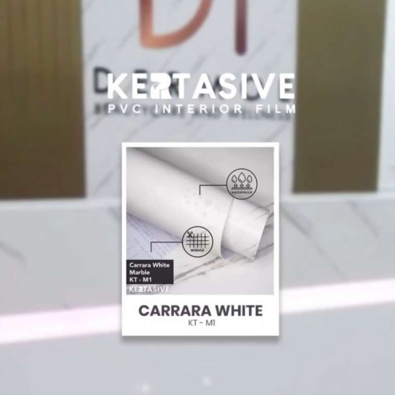 Jual PVC INTERIOR FILM KERTASIVE (122CM) - Carrara White Marble di ...